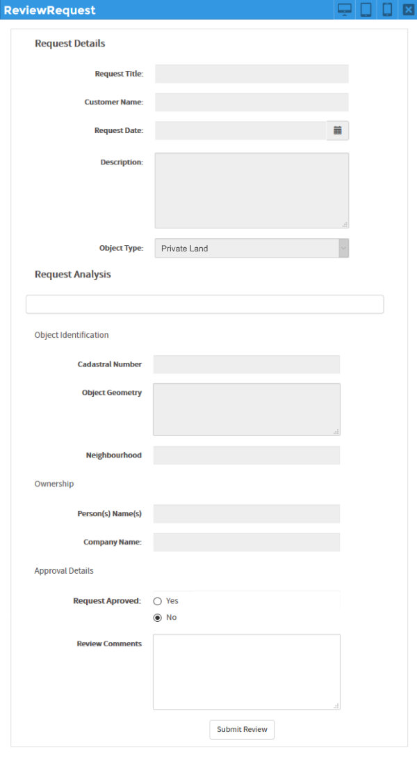As we did previously with the other forms, we should now associate this ...